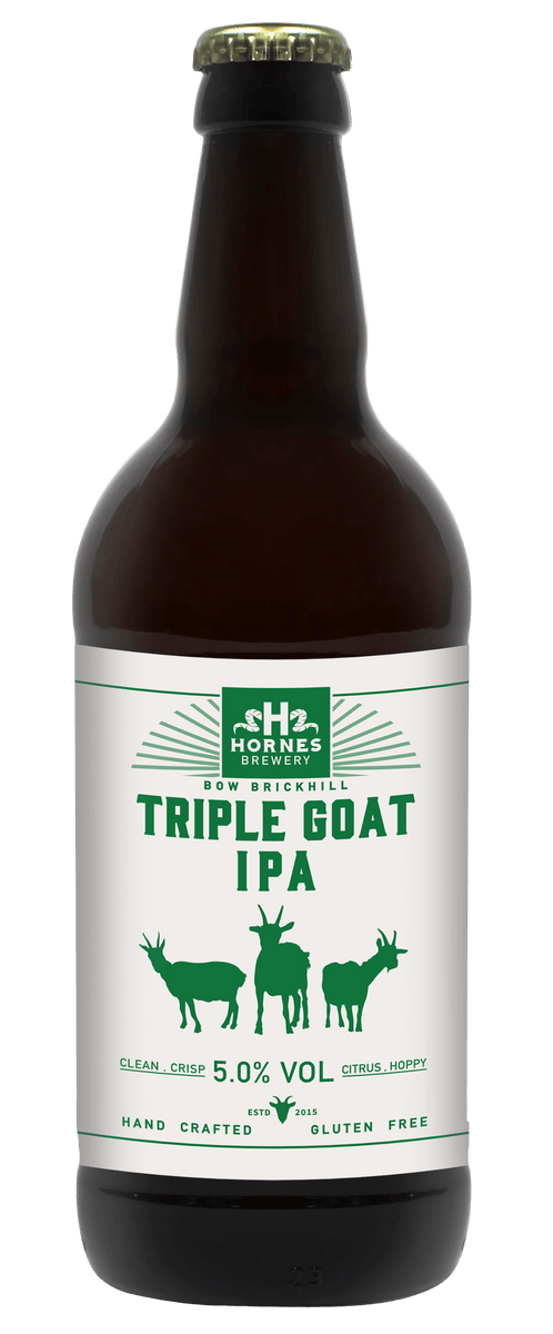 Triple Goat IPA 5% (Gluten Free) – Hornes Brewery